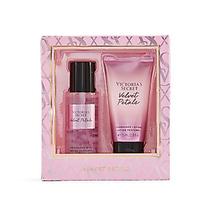 Victoria's Secret Velvet Petals 2 Piece Mini Mist & Lotion Gift Set