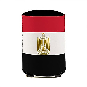 2 PCS Egypt Flag Can Cooler Party Gift Beer Drink Coolers Coolies