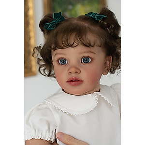 Angelbaby Reborn Reaistic Baby Dolls Sweet 26 inch Real Life Reborn Toddler Girls Soft Newborn Baby Doll Alive Silicone Handmade Bebe Reborns for Boy Girl Toys