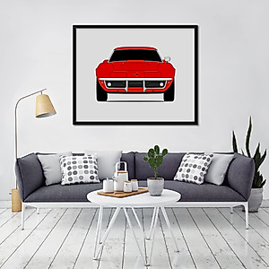 Chevy Corvette C3 L88 (1968-1969) 3rd Generation Inspired Poster Print Wall Art Decor Handmade (Unframed)