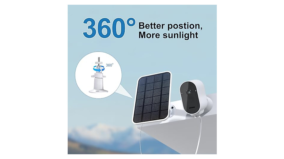 Arlo Go 2 Solar Panel Charger for Pro Cameras | Weather Resistant
