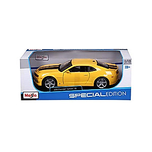 Maisto 1:18 Scale 2010 Chevy Camaro SS RS Diecast Vehicle (Colors May Vary)