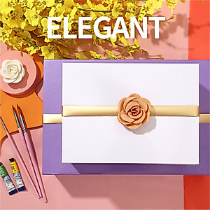 ARTDEARM 5 Gift Boxes 9x6.5x3.8 Inches, Gift Boxes with Lids, White Gift Boxes, Magnetic Closure Gift Boxes, Bridesmaid Proposal Boxes for All Occasions (Glossy White)