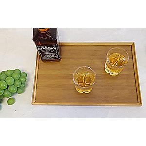 BothEarn Whiskey Rocks Glass Set of 2 - Clear Drinking Cup with Heavy Solid Base - Good for Bourbon Jack Daniels Tennessee and Scotch, 6.5 oz (185 ml)