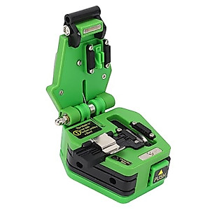 Optical Fiber Cleaver 16 Cleaving Spots Accurate Cutting Angle Fiber Cleaver for 0.25mm 0.9mm Cables Fiber Optic Cutting Tool