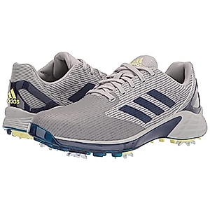 adidas Men's ZG21 Motion Golf Shoes, Grey Two/Victory Blue/Pulse Yellow, 11.5