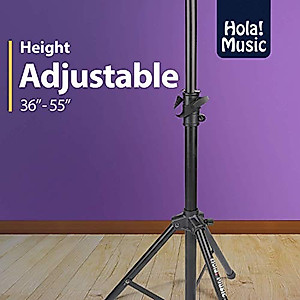 Hola! Music HPS-290B Professional Tripod Projector Mixer Stand, Black