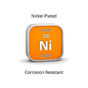 Fifty (50) 8-32 Nickel Plated Acorn Hex Cap Nuts (BCP239)