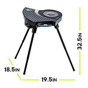 Franklin Pet Supply Co. Automatic Disc Launcher for Dogs - Ready Set Fetch Automatic Disc Tosser Dog Toy for Fetch - Portable Thrower Toy - Battery Powered