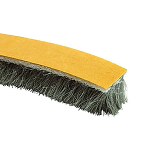 Prime-Line Products T 8752 Self-Adhesive Pile Weatherstrip for Windows & Doors, 18 ft., Grey, Owens Corning