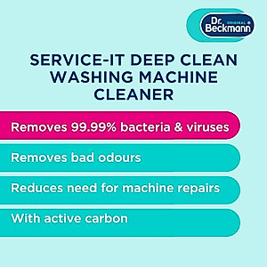 Dr.Beckmann Service-it Deep Clean Washing Machine Cleaner, 1 Treatment