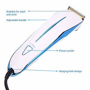 EVTSCAN Men's Electric Razors, Hair Cutting Kit Professional Hair Clipper Adult Child Haircut Trimmer Set 220V, Wet & Dry Hair Trimmer, Home & Travel
