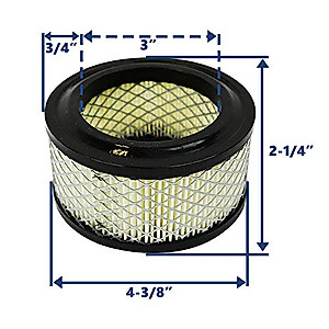 Interstate Pneumatics SA16F Air Intake Filter Element for Compressors Replaces Ingersoll Rand 32170979