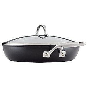 KitchenAid Hard Anodized Induction Nonstick Frying Pans/Skillet Set, 3 Piece - Matte Black