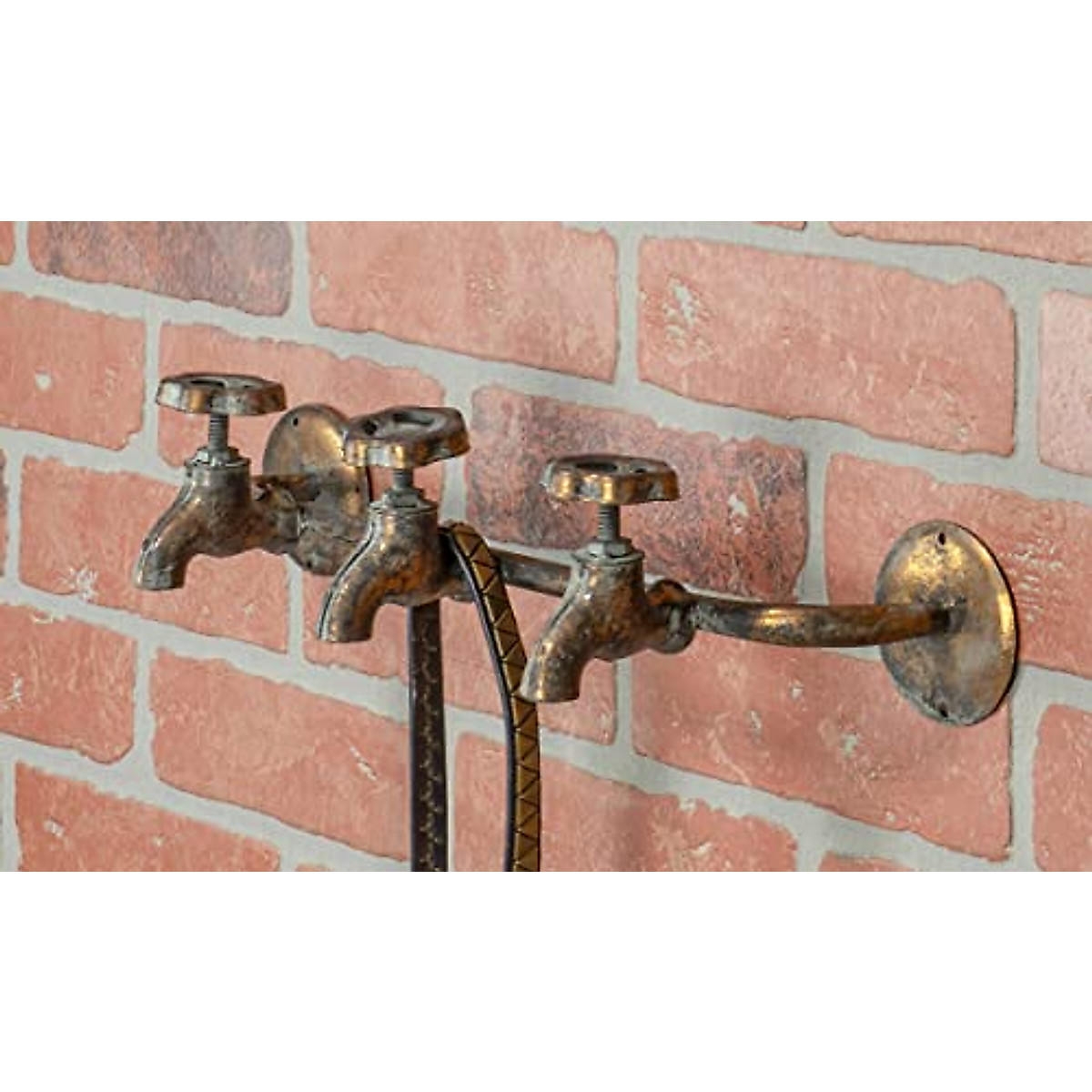 Vintage Rustic Faucet Coat Rack, Wall Mounted Water Spigot Hooks, Towel Hanger