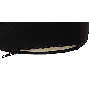 Kieba Coccyx Seat Cushion, Cool Gel Memory Foam Large Orthopedic Tailbone Pillow for Sciatica, Back, and Tailbone Pain (Black)