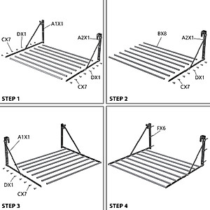 Bigzzia Wall Mounted Clothes Drying Rack, 24Inch Foldable Stainless Steel Drying Rack Clothing, 50 LB Capacity, Space Saver Laundry Rack with 8 Hanging Rods -Silver
