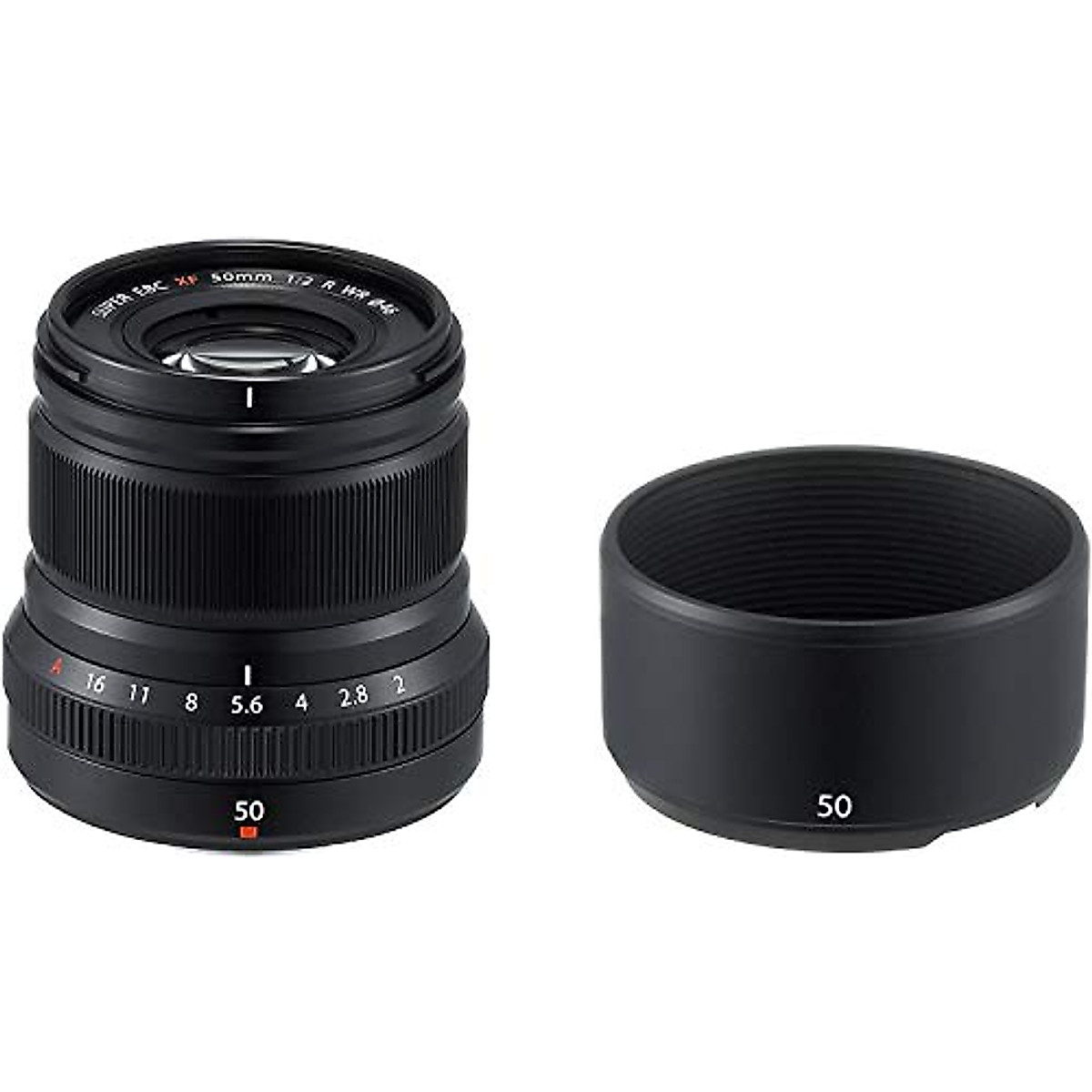 Fujifilm XF 50mm F/2 R WR Lens (Black) with Advanced Accessory and Travel Bundle | Fuji xf 50mm Lens