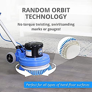 Prolux Core Floor Buffer - Heavy Duty Single Pad Commercial Floor Polisher and Tile Scrubber