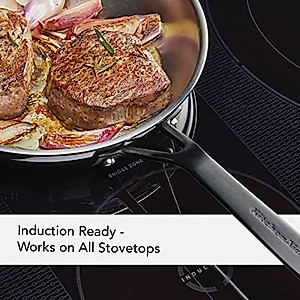 KitchenAid Polished Stainless Steel Frying Pan/Skillet, 10-Inch