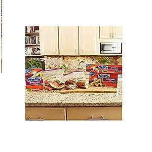 Hefty Slider 2.5 Gallon Jumbo Storage Bags, 12 Count (Pack of 3) 36 Bags Total