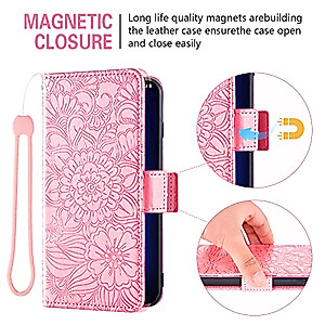 Compatible with LG V60 ThinQ V60ThinQ 5G G9 Thin Q Wallet Case and Tempered Glass Screen Protector Card Holder Stand Magnetic Leather Flip Phone Cover for LGV60 V 60 60ThinQ 60V Women Men Rose Gold