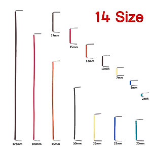 AUSTOR 560 Pieces Jumper Wire Kit 14 Lengths Assorted Preformed Breadboard Jumper Wire with Free Box