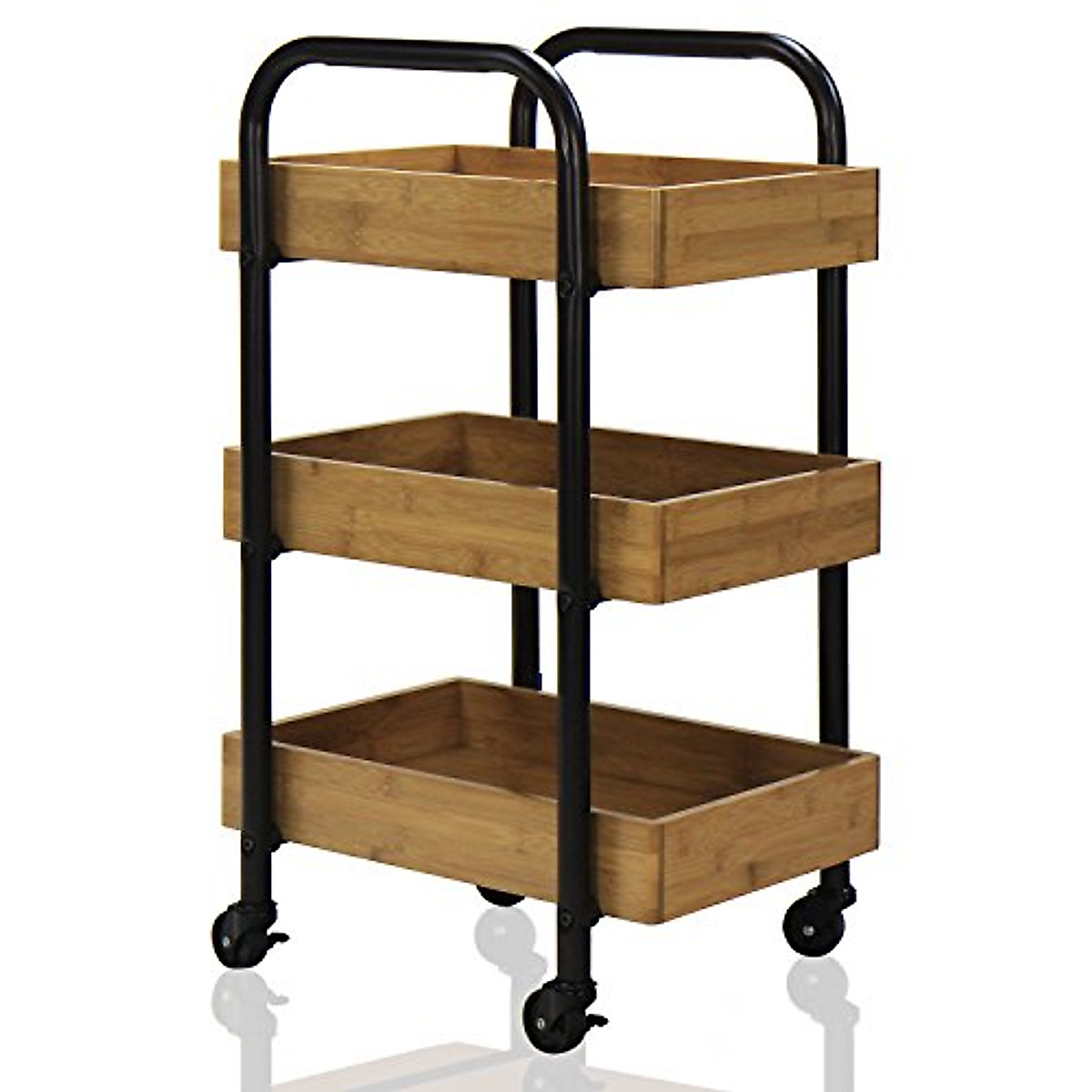 Oceanstar 3SC1675 Portable 3 Removable Trays Storage Cart