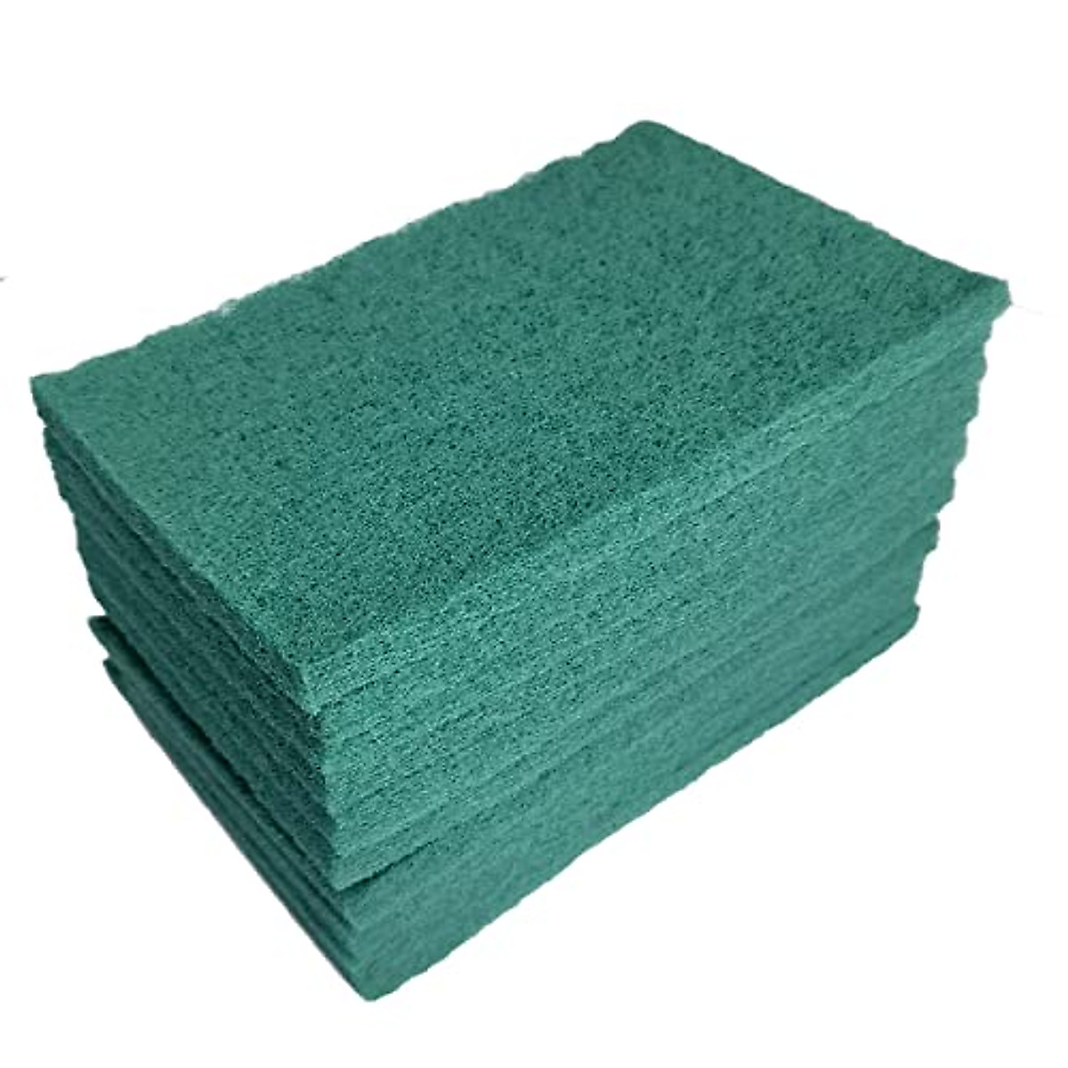 Tonmp 10 Pack 6" x 9" 240 Grit General Purpose Scuff Pads for Scuffing, Scouring, Sanding, Paint Primer Prep Adhesion Scratch - Surface Preparation Automotive Car Auto Body Woodworking (Green)