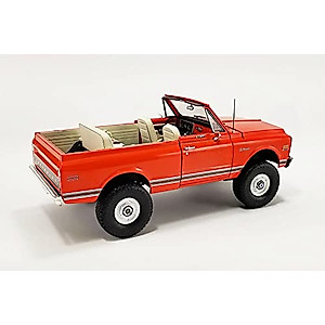 1972 Chevy K5 Blazer, Orange - Acme A1807711-1/18 Scale Diecast Model Car