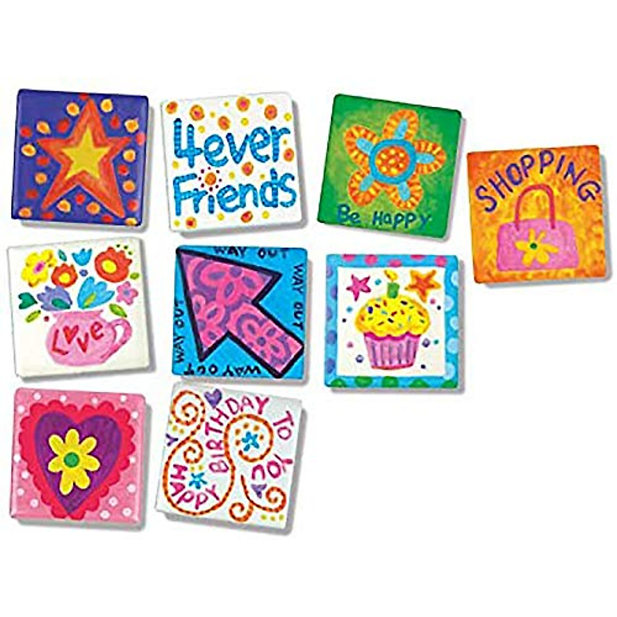 4M Magnetic Mini Tile Art, Art & Crafts DIY Kit, For Boys & Girls Ages 8+