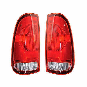 RAREELECTRICAL New Tail Light Pair Compatible With Ford F250 F350 Super Duty 99-07 Fo2801117 F85z 13404 Ca F85z13405ca F85z-13405-Ca F85z13404ca F85z-13404-Ca Fo2800117 F85z 13405 Ca
