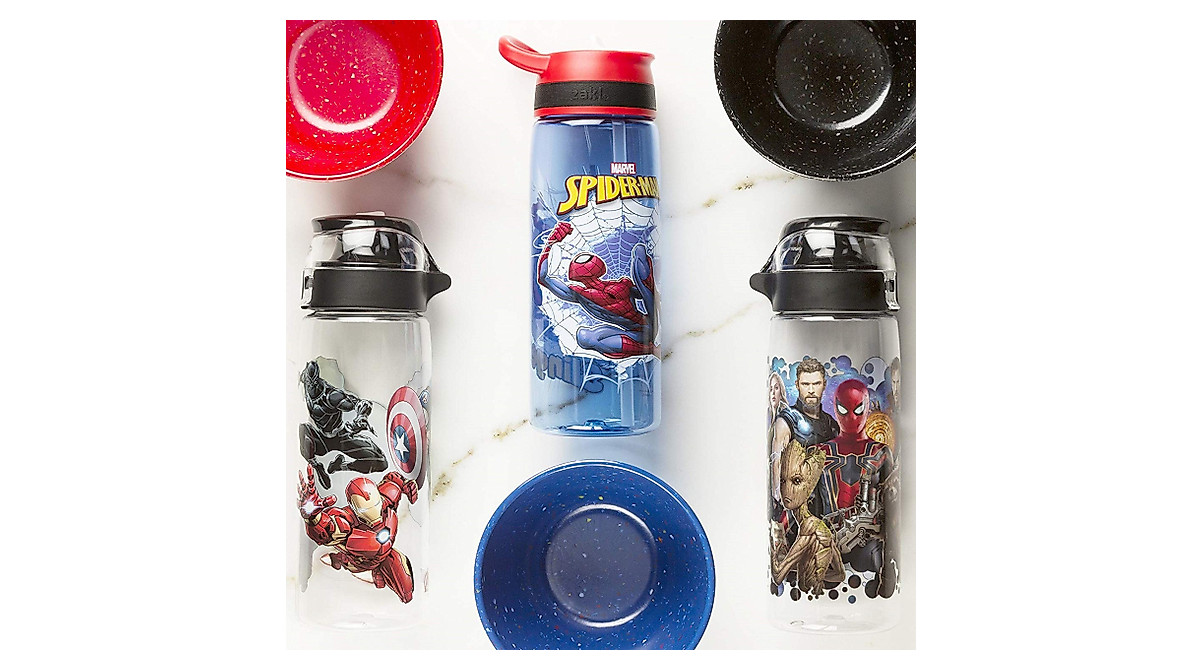 Zak Designs 25oz Spider-Man Water Bottle - BPA-Free