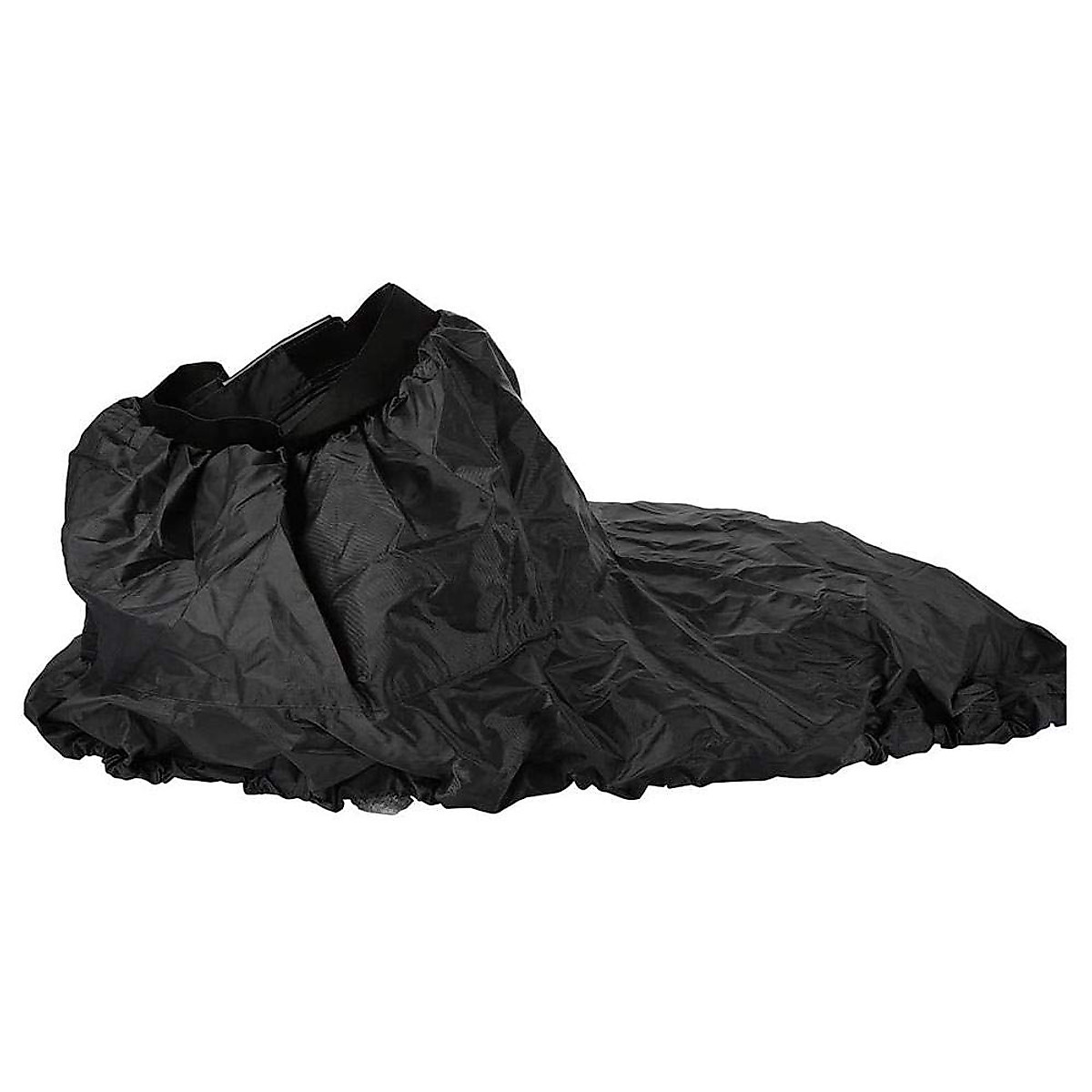 Qiilu Kayak Spray Skirt, Universal Adjustable Nylon Kayak Spray Skirt Waterproof Cover Water Sports Accessory Black(Black)