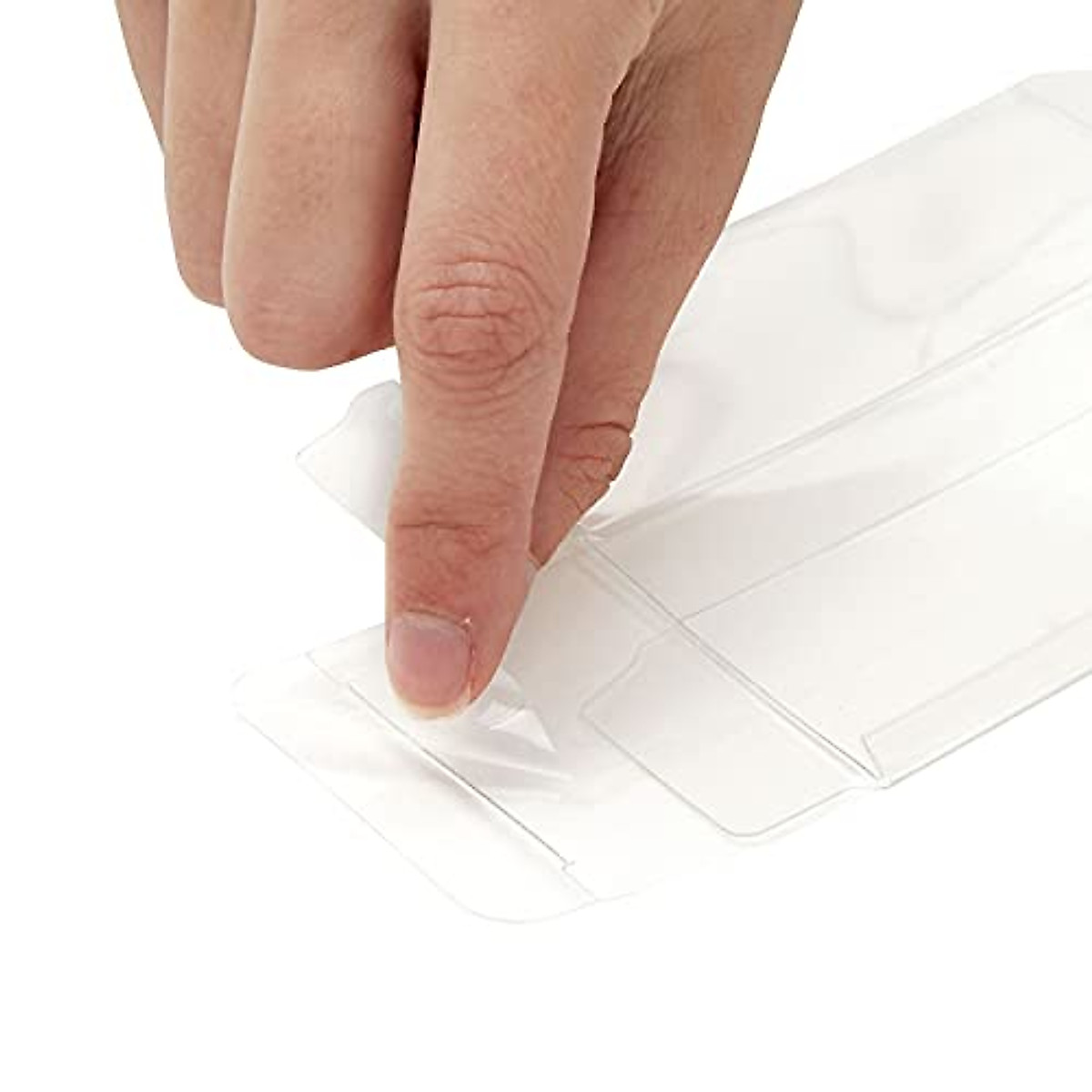 Cakesicle Treat Boxes, Clear Dessert Gift Box for Cake Pop Favors (3.7 x 2.2 In, 50 Pack)