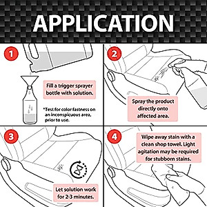 Malco OXY Carpet & Upholstery Cleaner - Stain Remover Spray for Car Interior Fabric/Cleans the Toughest Vehicle Stains/Deep Cleaning Liquid Formula / 1 Gallon (127801)