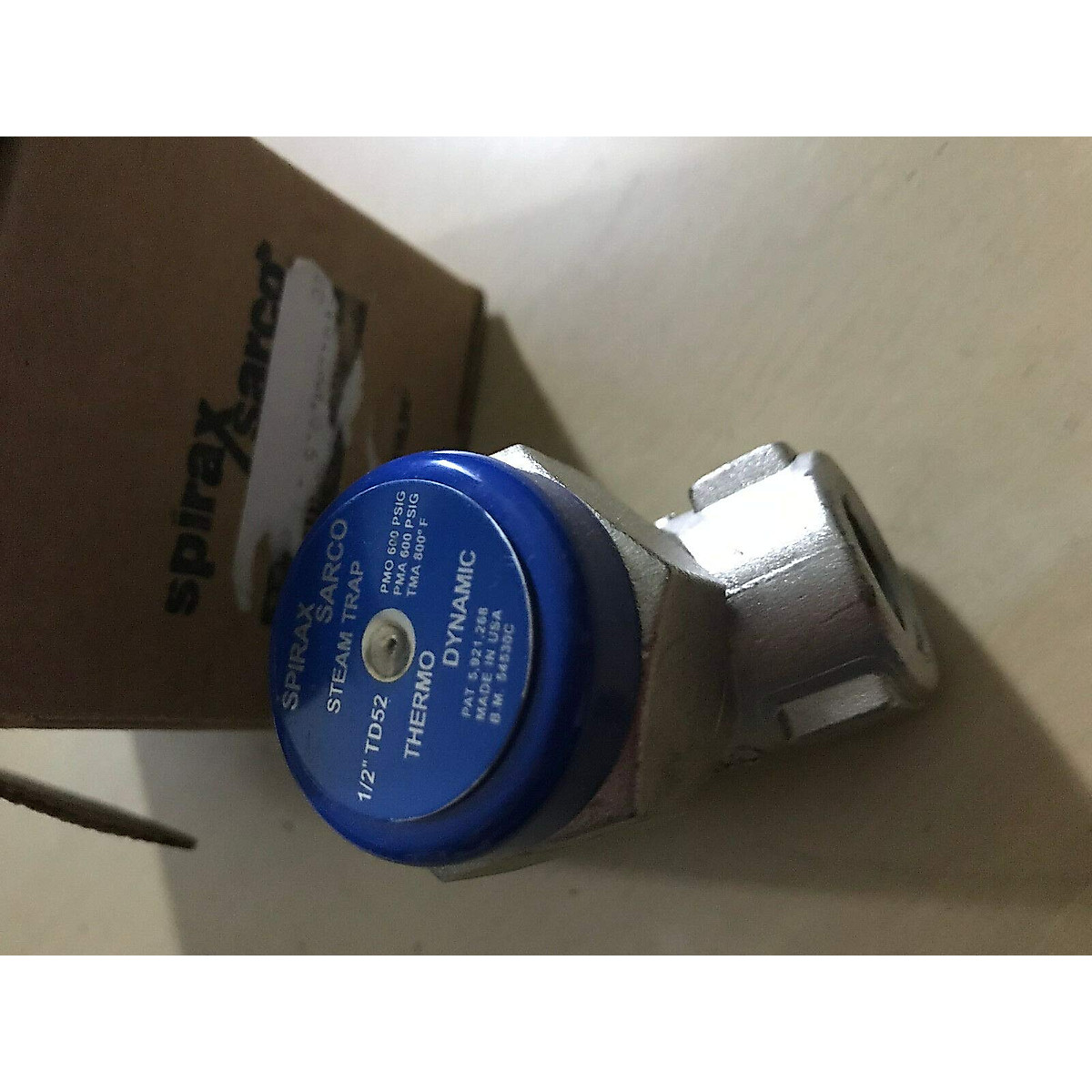 NEW 1/2" TD52 SPIRAX SARCO B.M. 54530C STEAM TRAP COOL BLUE THERMO DYNAMIC,AY