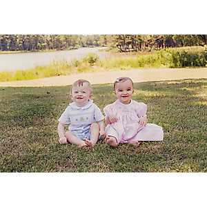 Petit Ami Baby Girls' Birthday Smocked Dress, 24 Months, Pink