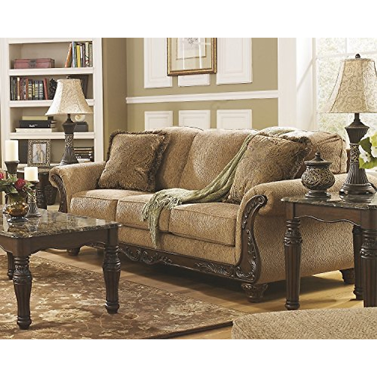 Signature Design by Ashley Mariana Antique Table Lamp, 2 Count, 28.5", Antique Brown