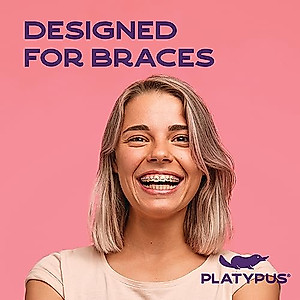 Platypus Orthodontic Flossers for Braces, 30 Count (Pack of 6), Ortho Picks for Adults & Kids, Fits Under Arch Wire, Non-Damaging, Encourage Flossing Habits