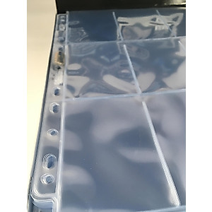 Ultra Pro 25 Platinum Storage Pages: Baseball & Other Sports Trading Cards Collecting Pages (Platinum Series 9-Pocket Pages), Clear