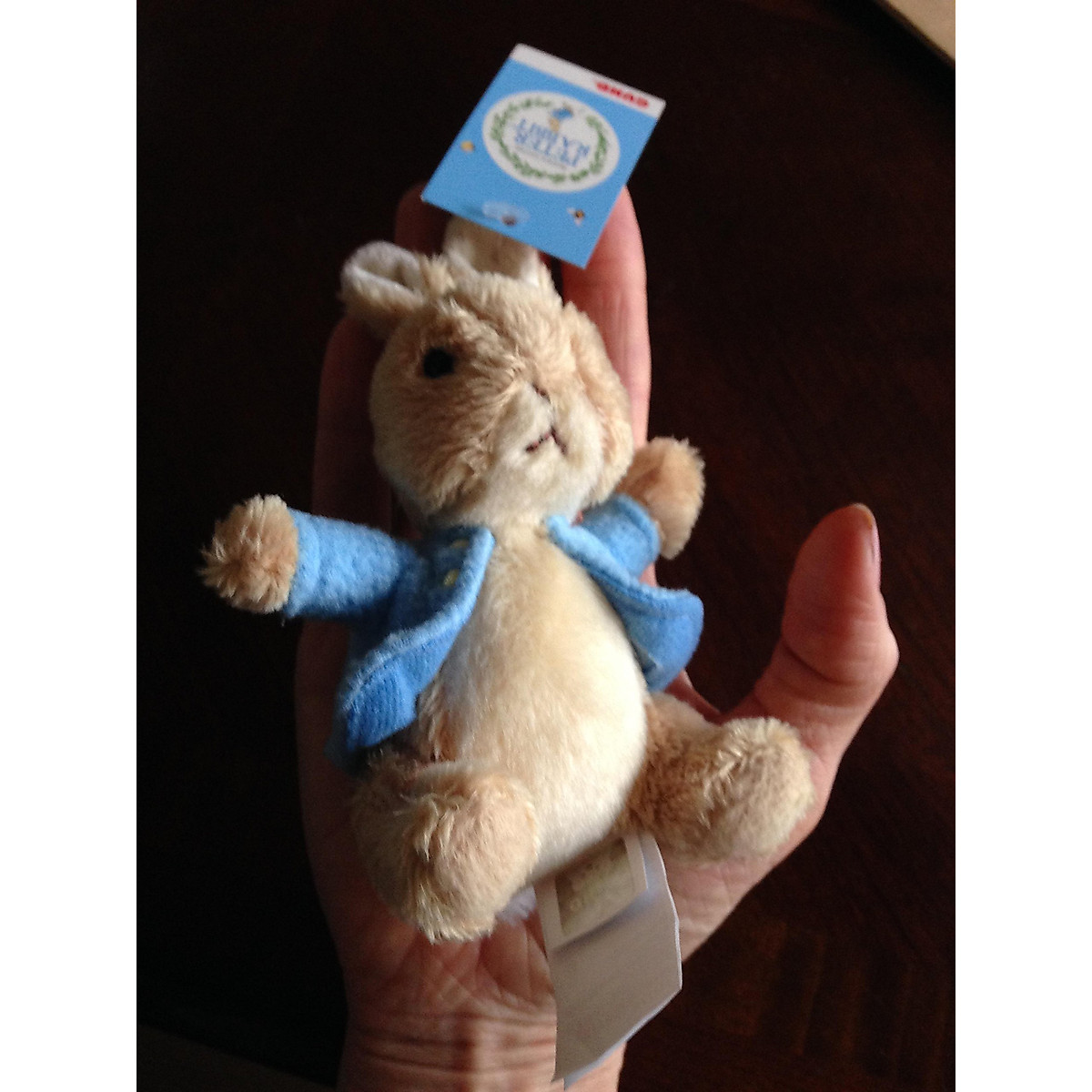 Gund Classic Peter Rabbit Plush 5" Miniature Beanie Toy