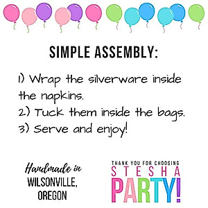 Snowflake Party Cutlery - 24 Set for Baby Shower or Winter Onederland Birthday