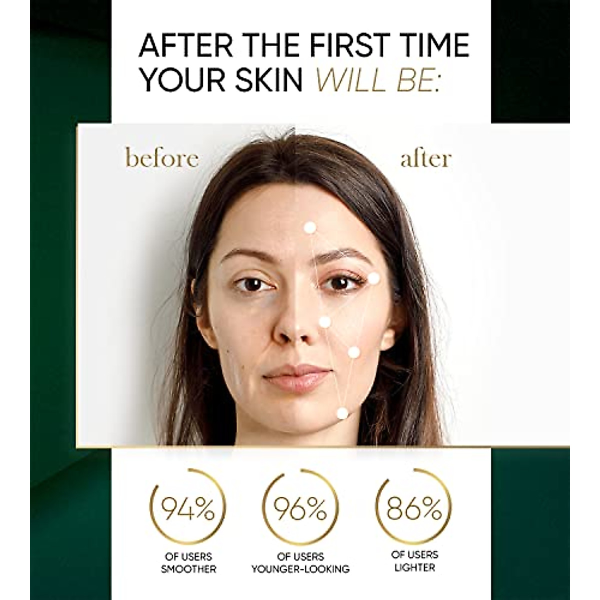 24K Gold Facial Masks for Women Skin Care Anti Aging - Collagen Moisturizing Sheet Mask for Sensitive Skin - Brightening Korean Face Mask - Hydrating Mask to Reduce Fine Lines & Wrinkles by Elixir (4 Pack)