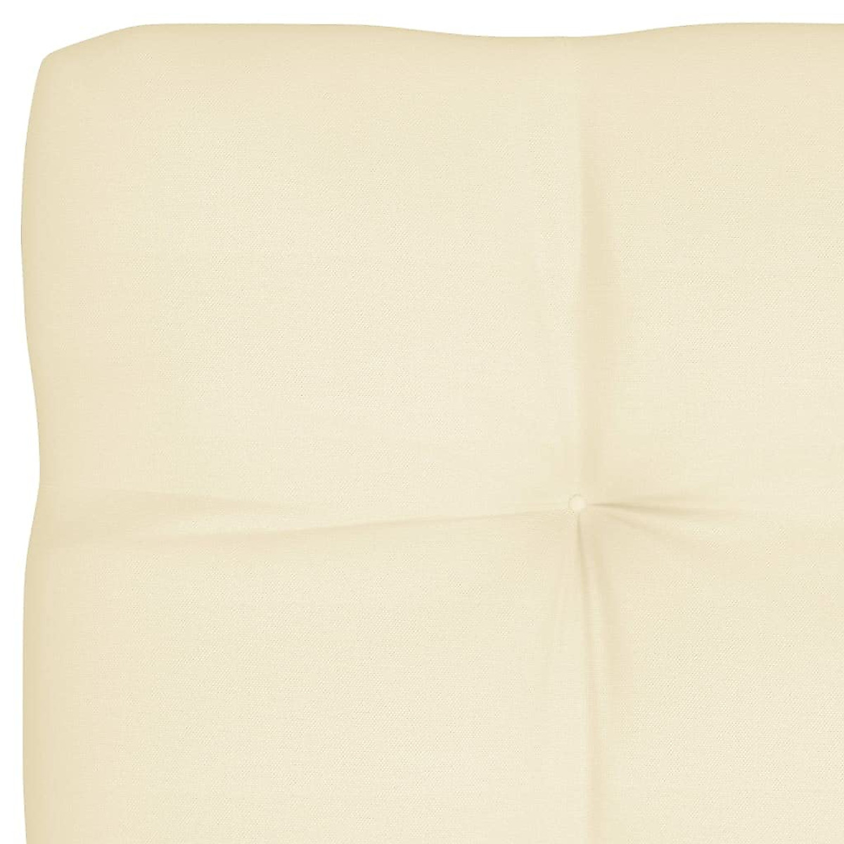 vidaXL Garden Pallet Sofa Cushions 7 pcs Set - Durable Outdoor Seat and Back Cushions with Wear-Resistant Fabric Upholstery - Cream Color