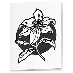 Azeeda 4 x 'Lily' Gift Tags/Labels (GI00065704)