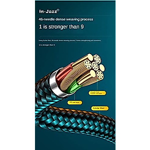 Ningchongfine HiFi Lossless Sound Jack Sports Ceramic Headphones, 360 Degree Surround Sound Wired Headphones, 8 Core Sound HiFi Lossless Sound Earphones, Zero Noise (Ceramic White)