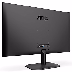 AOC 27B2DA 27 inch IPS Monitor - Full HD 1080p, 4ms Response, Built In Speakers, HDMI, DVI