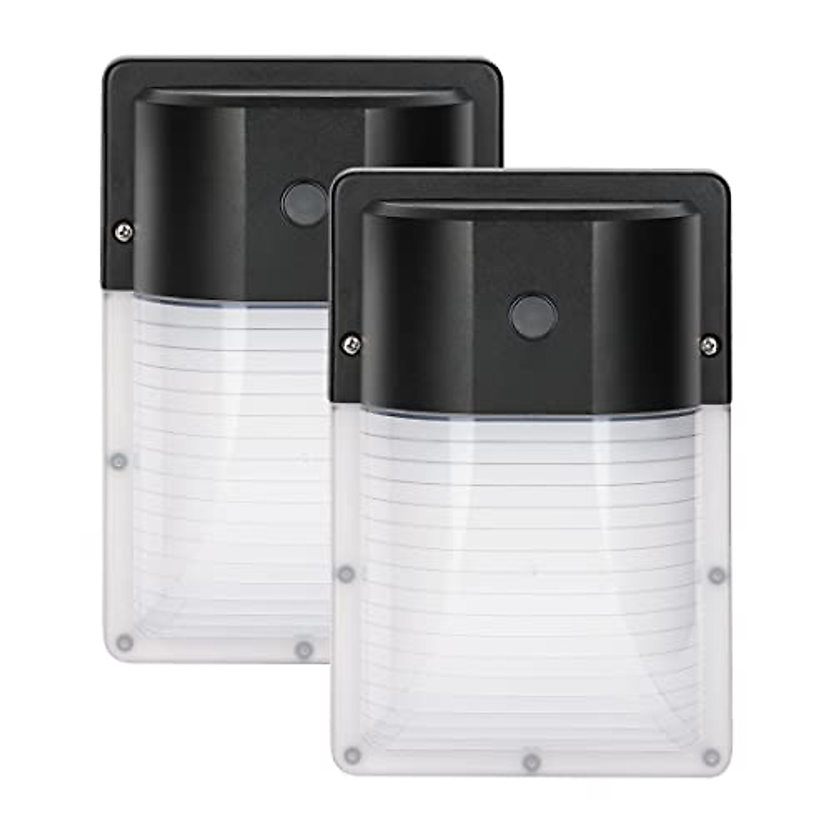 kadision LED Mini Wall Pack 13W, 5000K 1430lm (100W Incandescent Equiv.), Dusk to Dawn Outdoor Lighting Fixture, IP65 Waterproof ETL Listed, 2-Pack