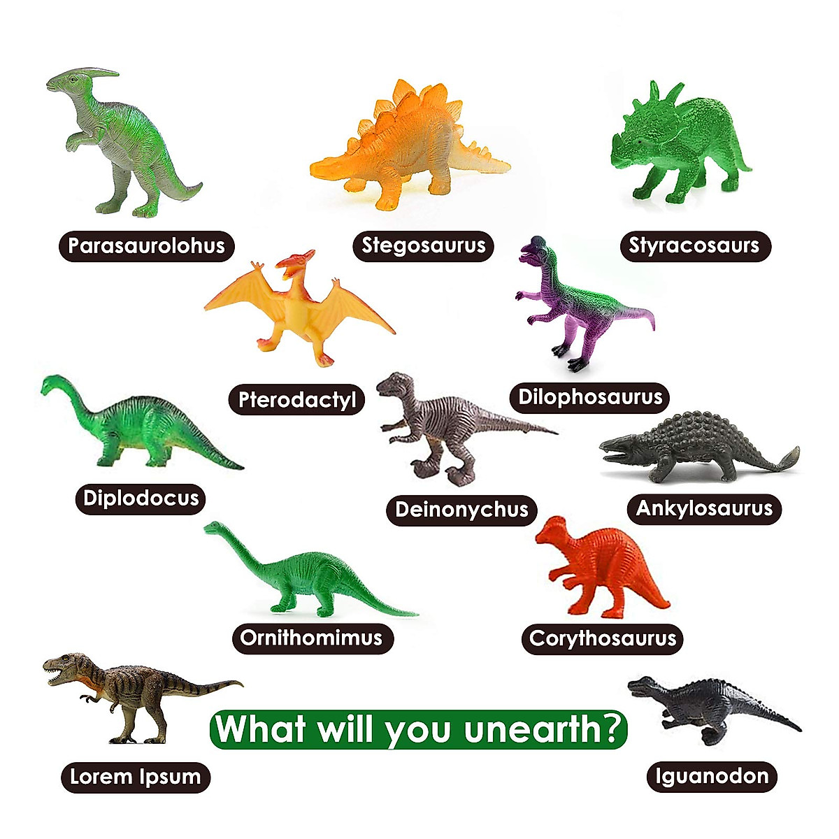 DOTSOG Easter Eggs Gifts for Kids,12 Pack Dino Eggs Dig Kit, Dinosaur Toys for Kids Open Unique Large Surprise Dinosaur Filled Eggs Archaeology Preschool Educational Science for Children & Adult.